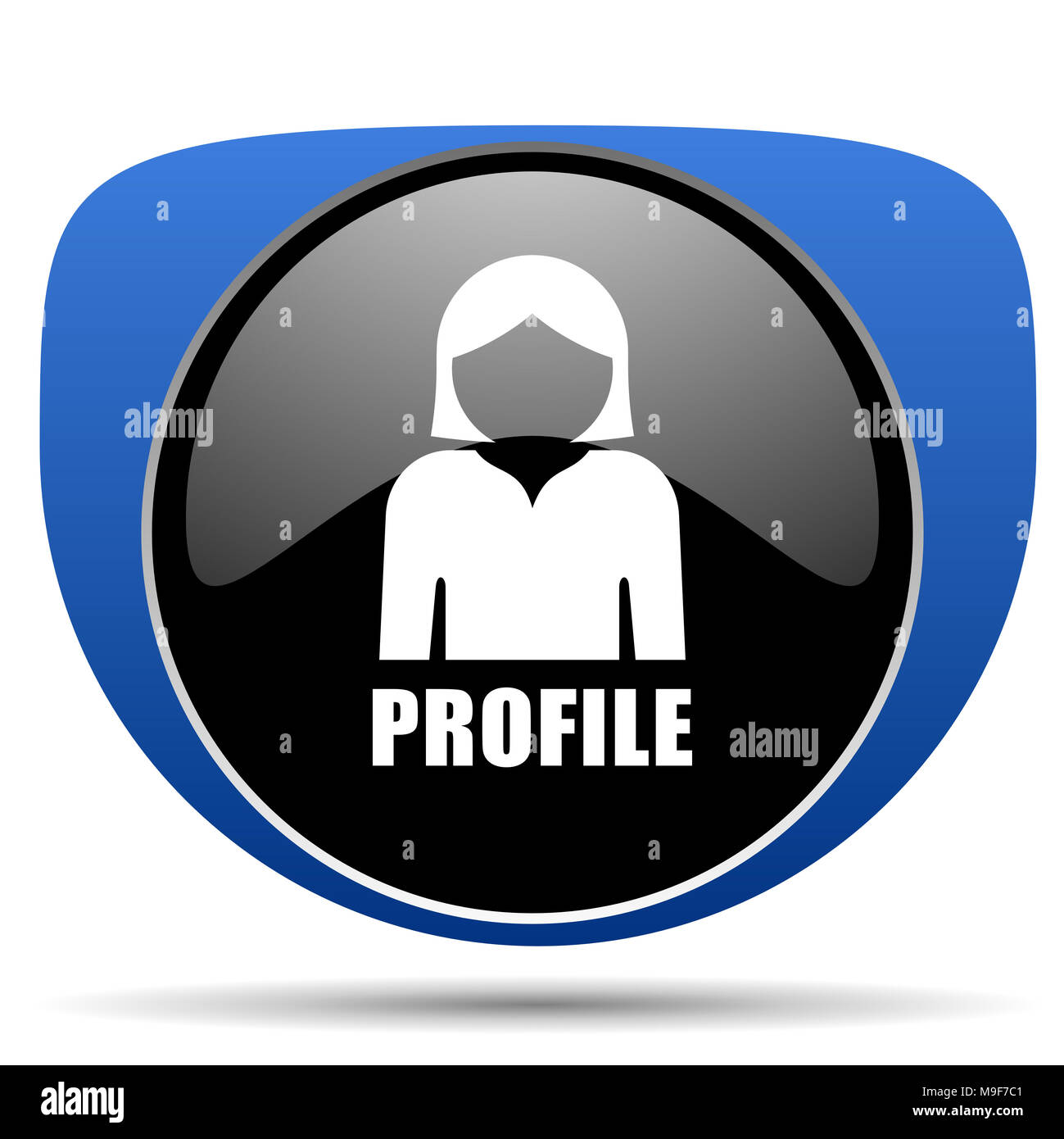 Profile web icon Stock Photo - Alamy