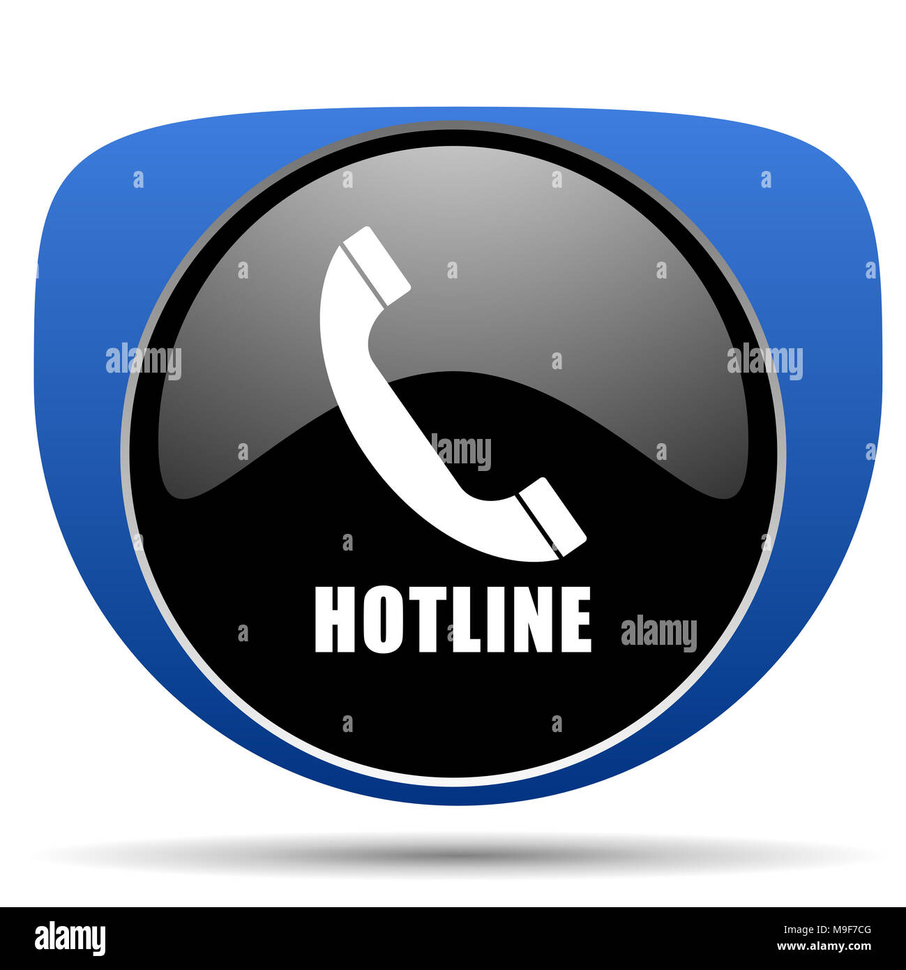 Hotline web icon Stock Photo - Alamy