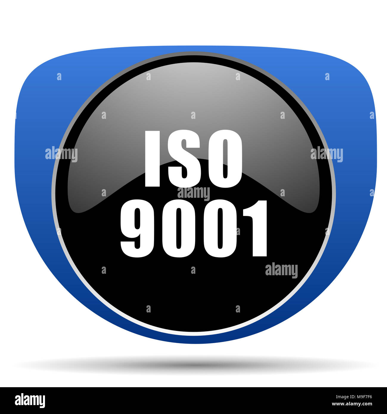 Iso 9001 web icon Stock Photo - Alamy