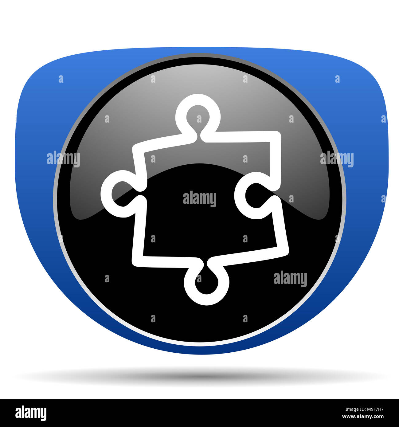 Puzzle web icon Stock Photo - Alamy
