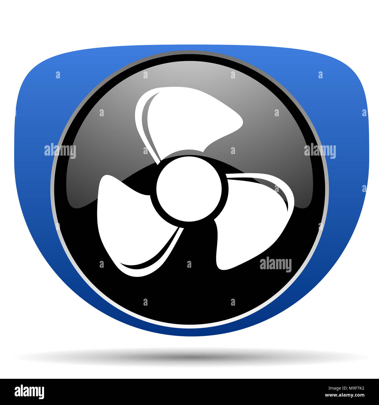 Fan icon logo hi-res stock photography and images - Alamy