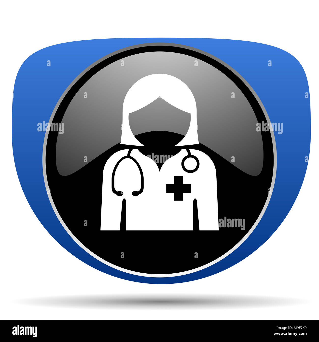 Doctor web icon Stock Photo - Alamy