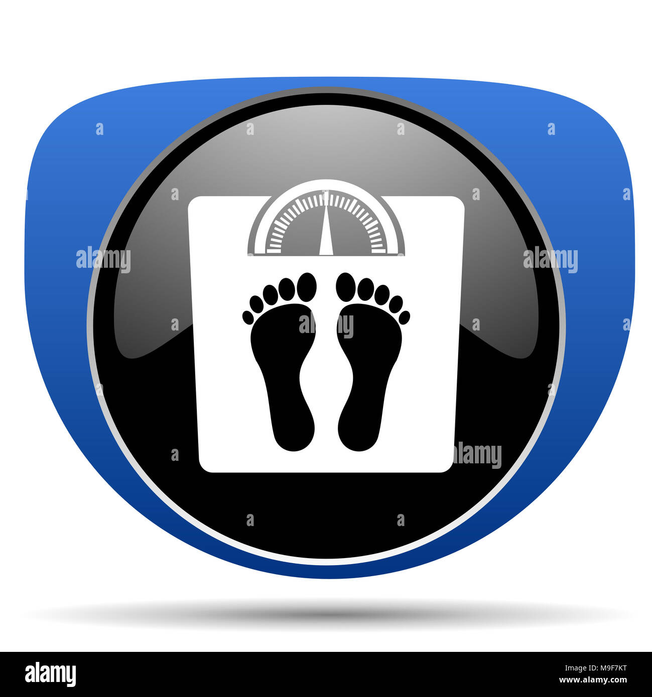 Weight web icon Stock Photo - Alamy