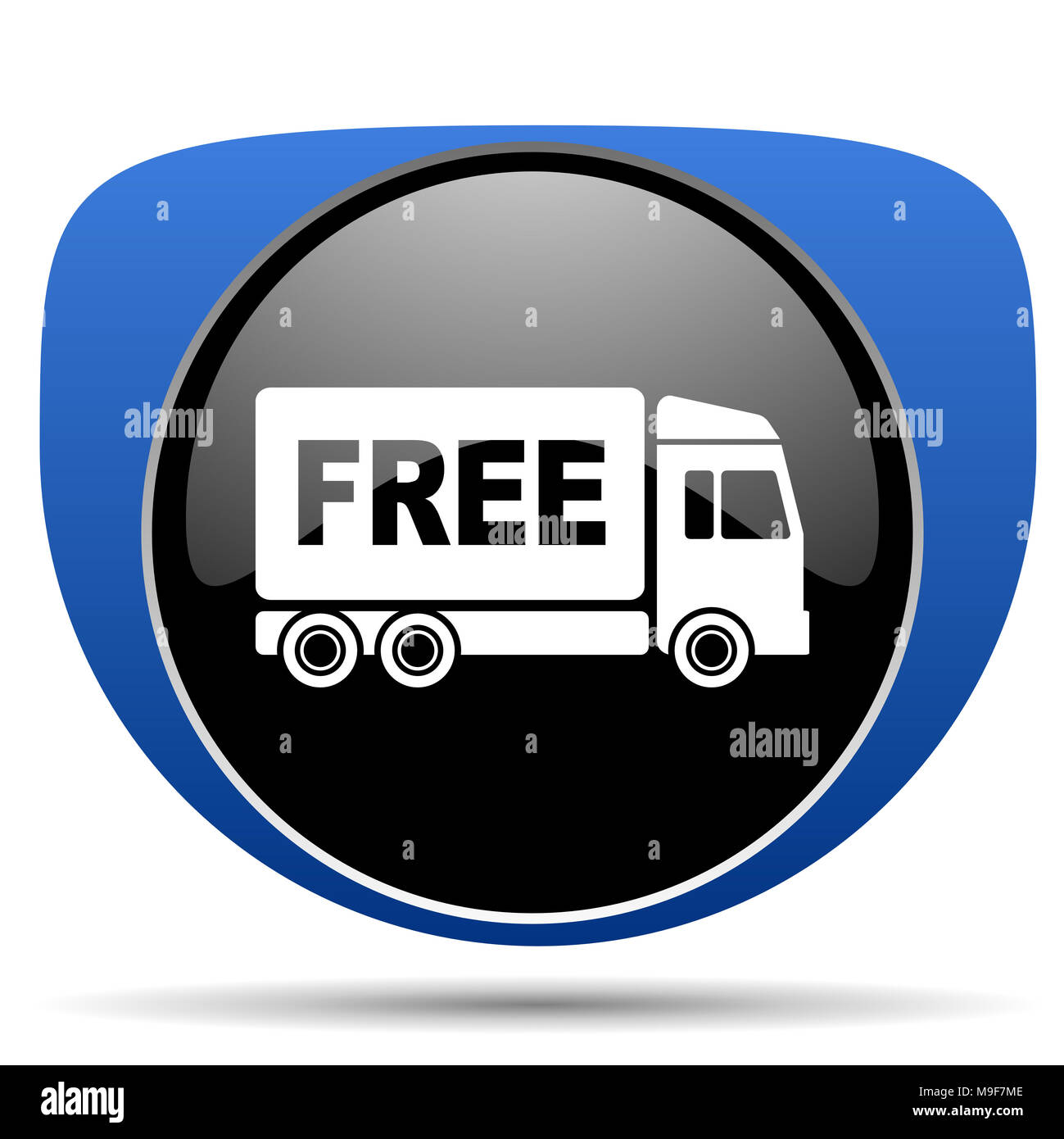 Free delivery web icon Stock Photo - Alamy