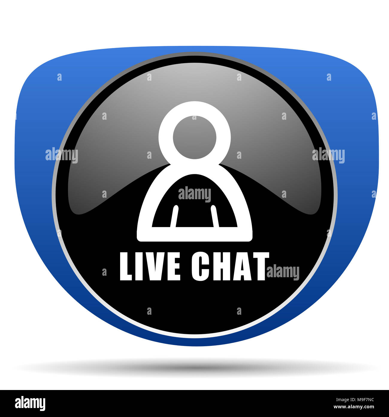 Live chat button hi-res stock photography and images - Alamy