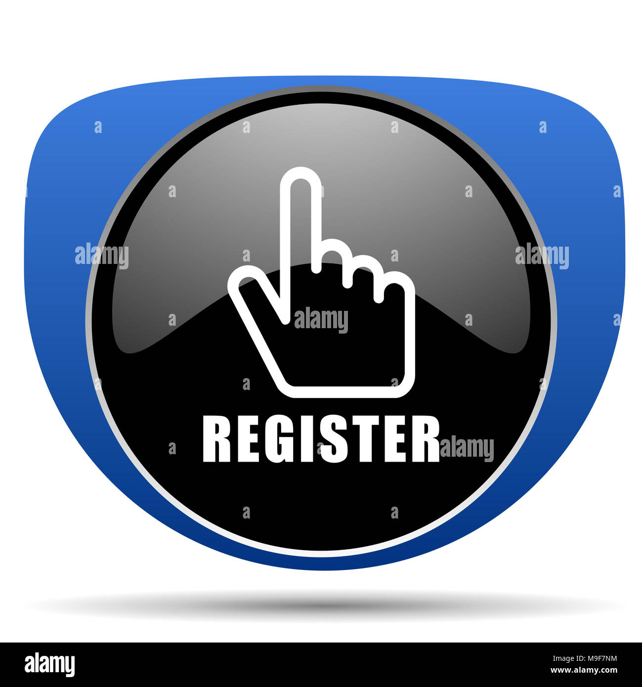 Register web icon Stock Photo - Alamy