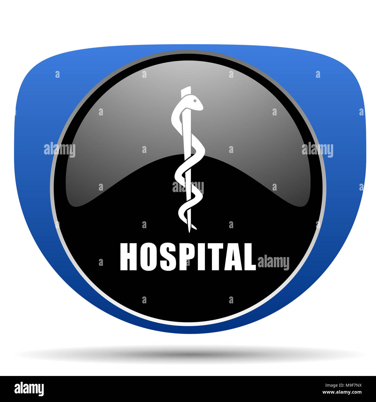 Hospital web icon Stock Photo - Alamy