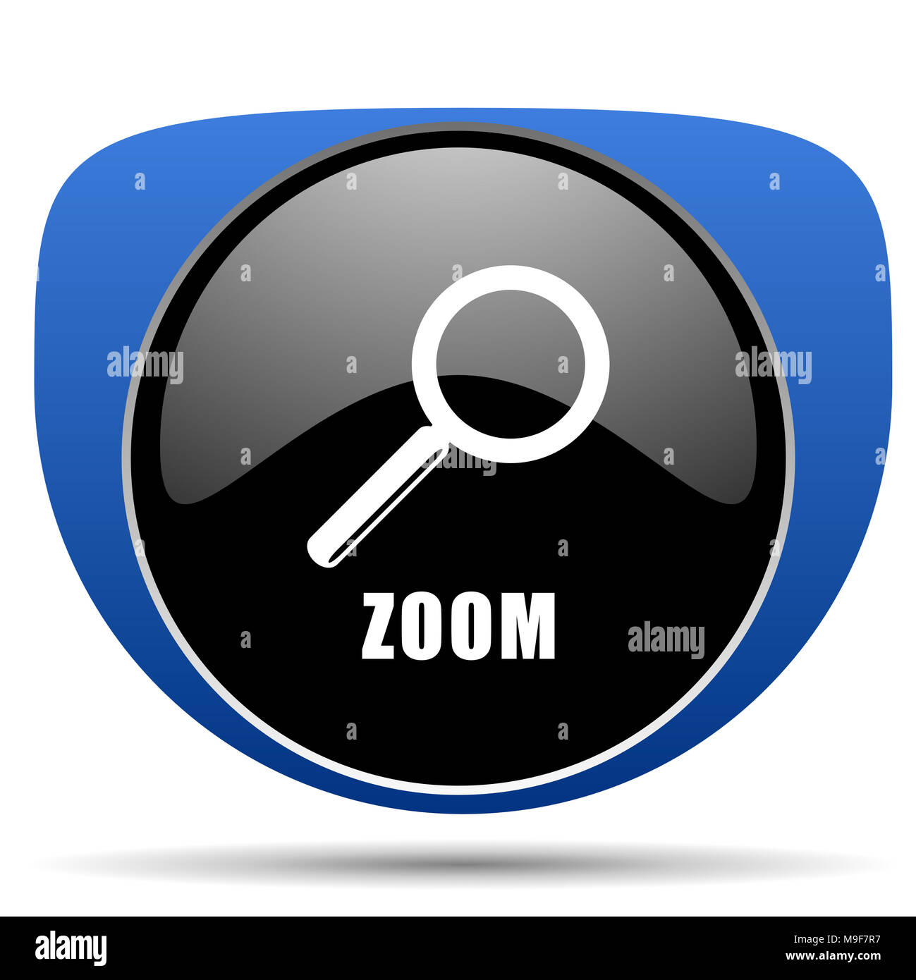 Zoom web icon Stock Photo - Alamy
