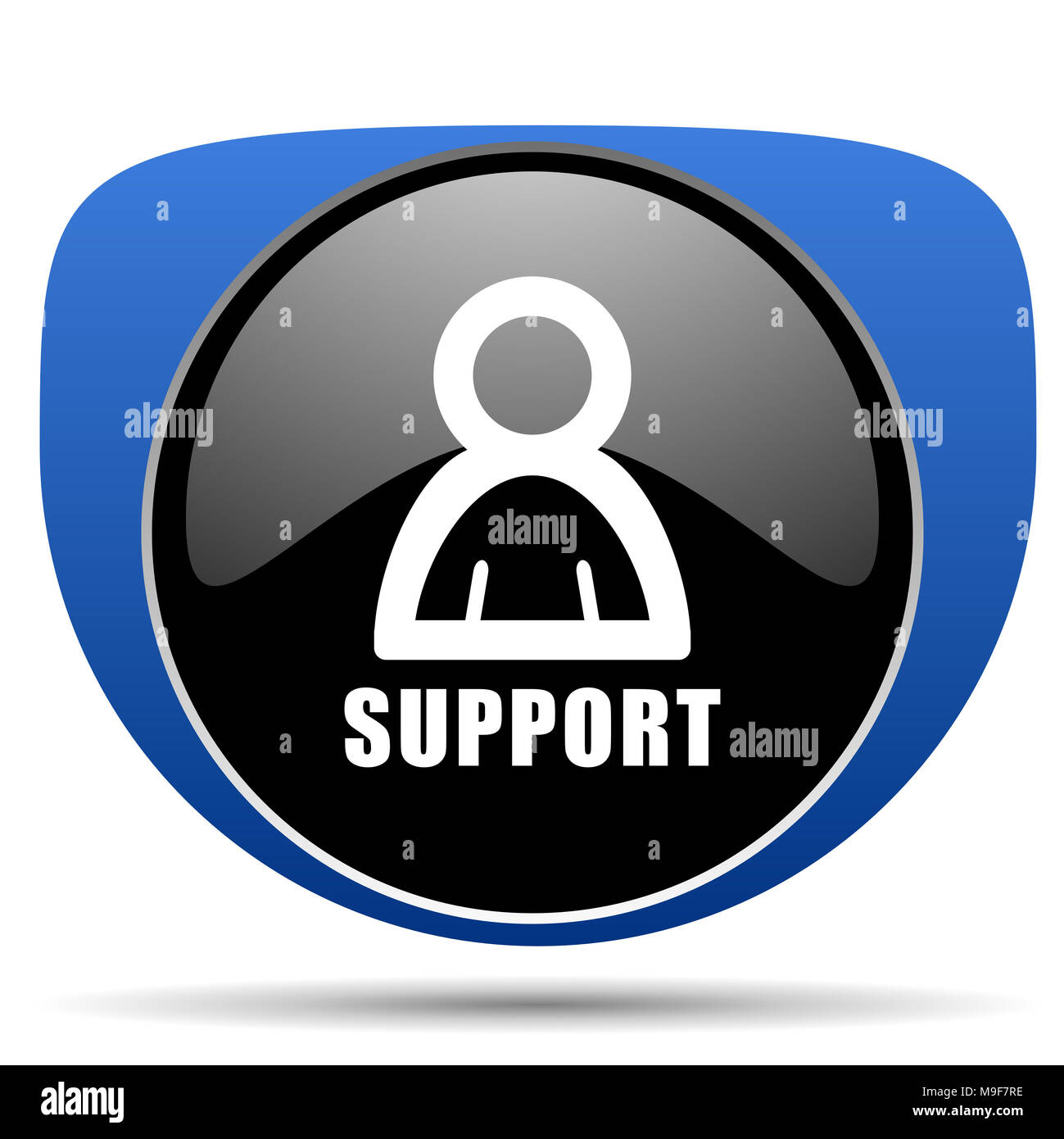 Support web icon Stock Photo - Alamy