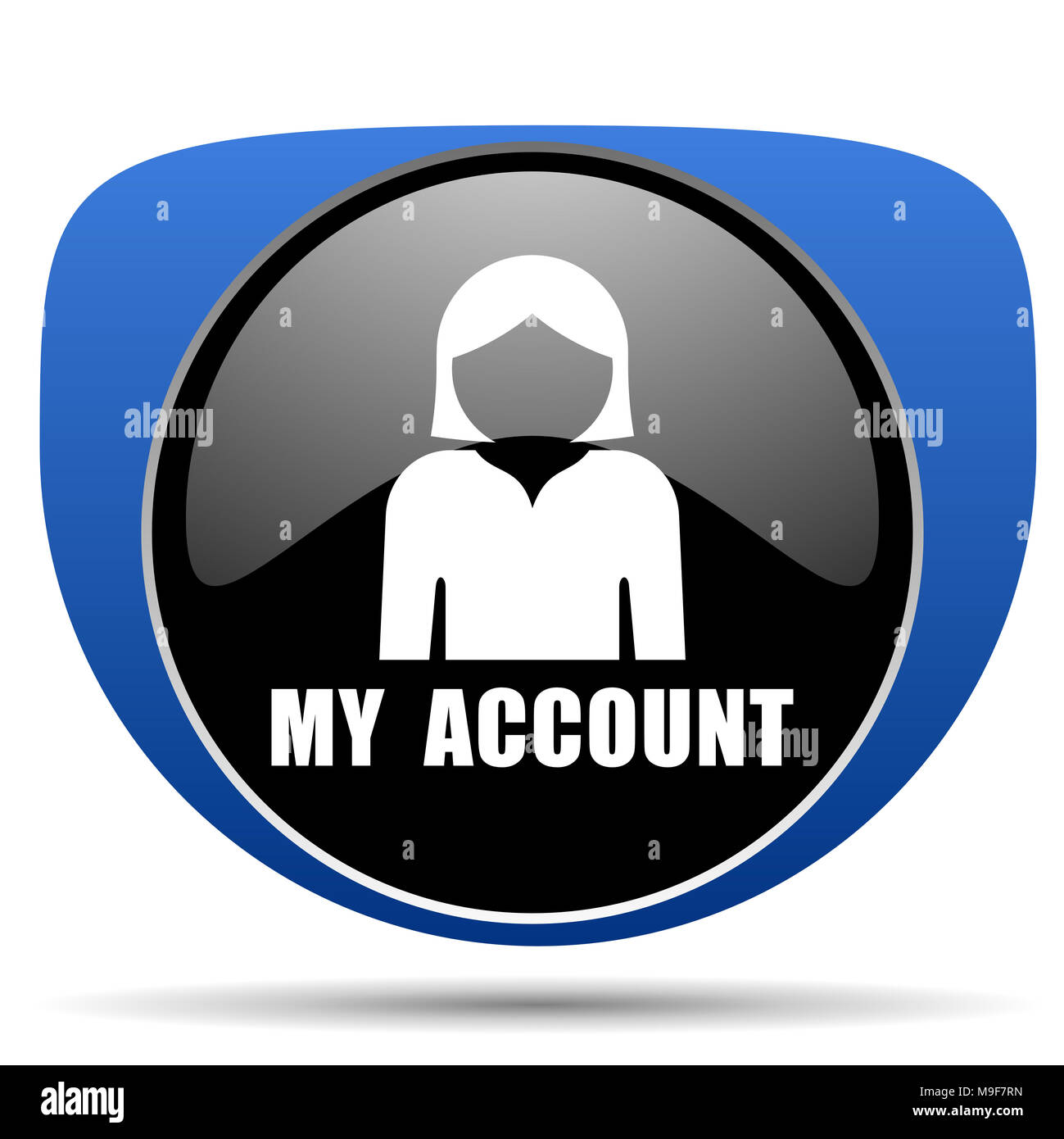 My account web icon Stock Photo - Alamy