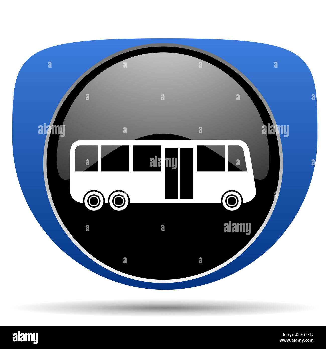 Bus web icon Stock Photo - Alamy