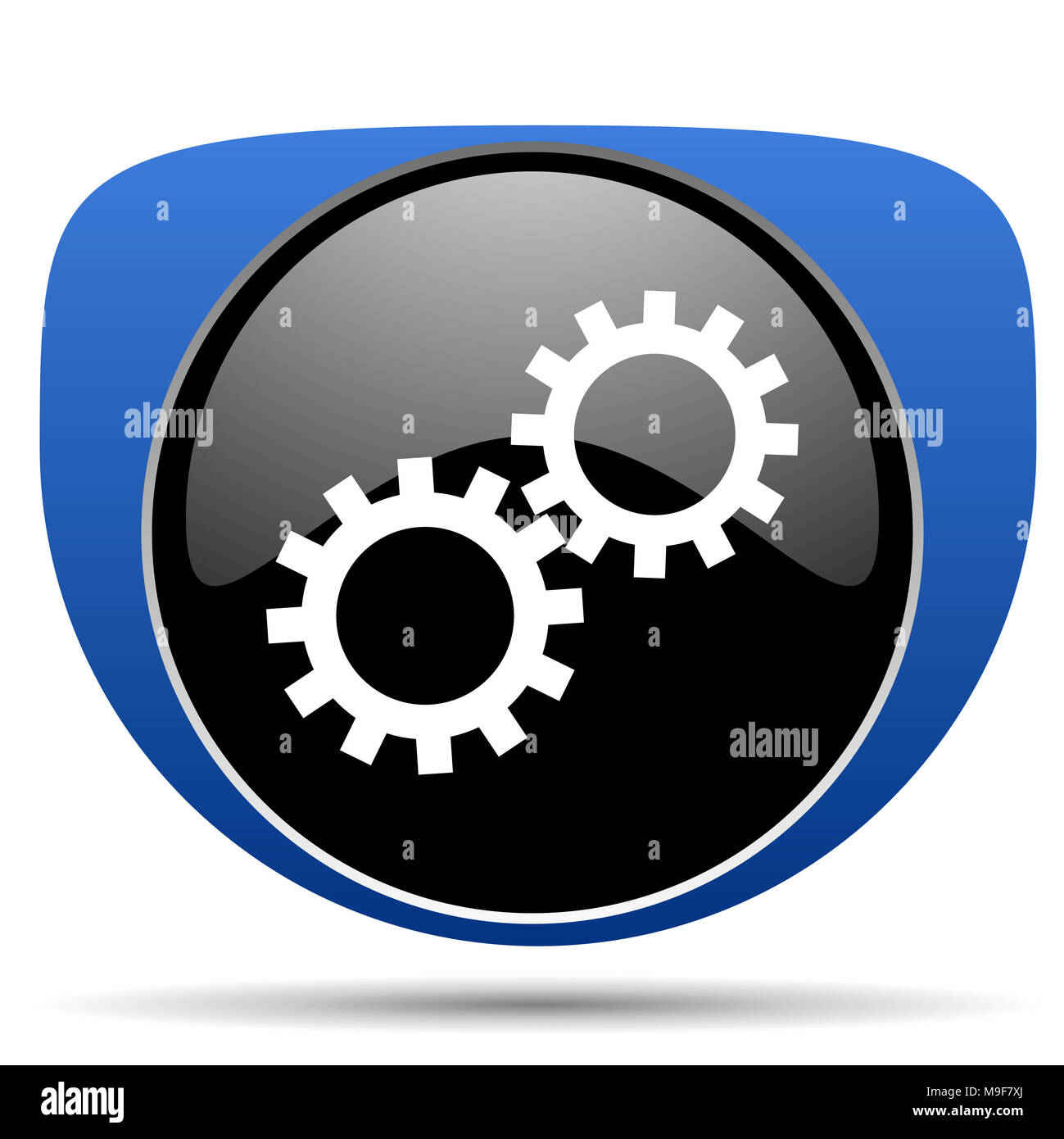 Engineering sprocket logo hi-res stock photography and images - Alamy