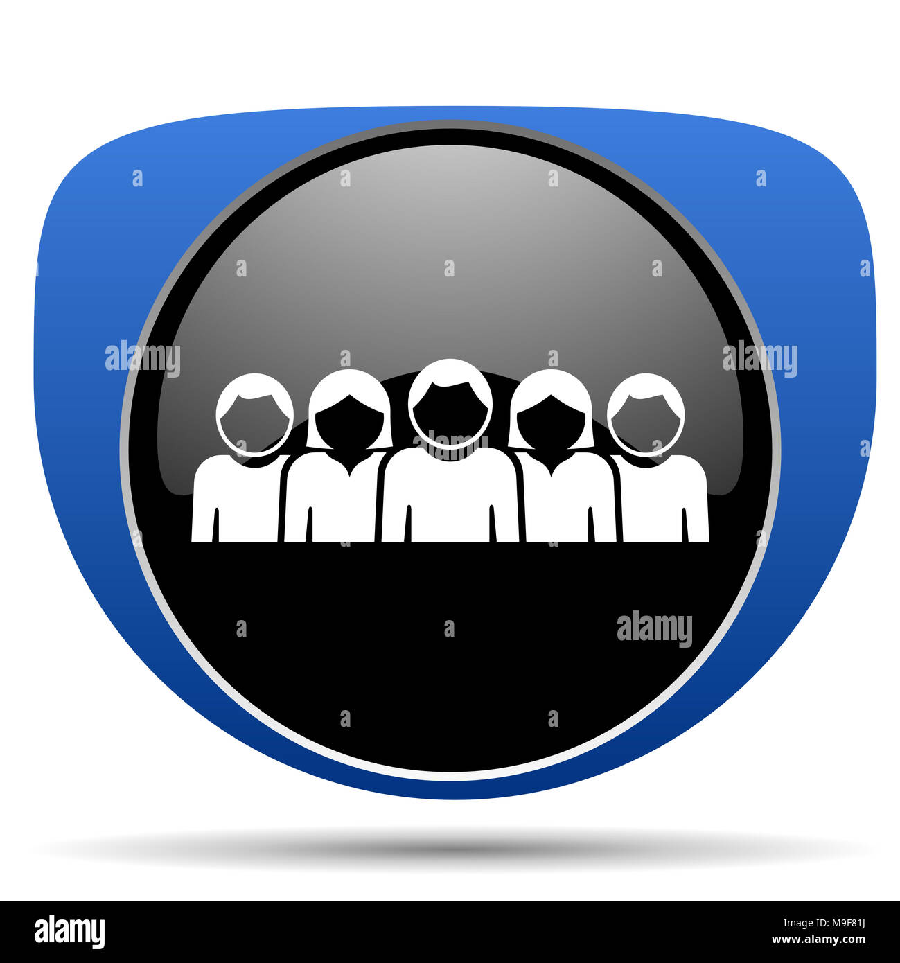 People web icon Stock Photo - Alamy
