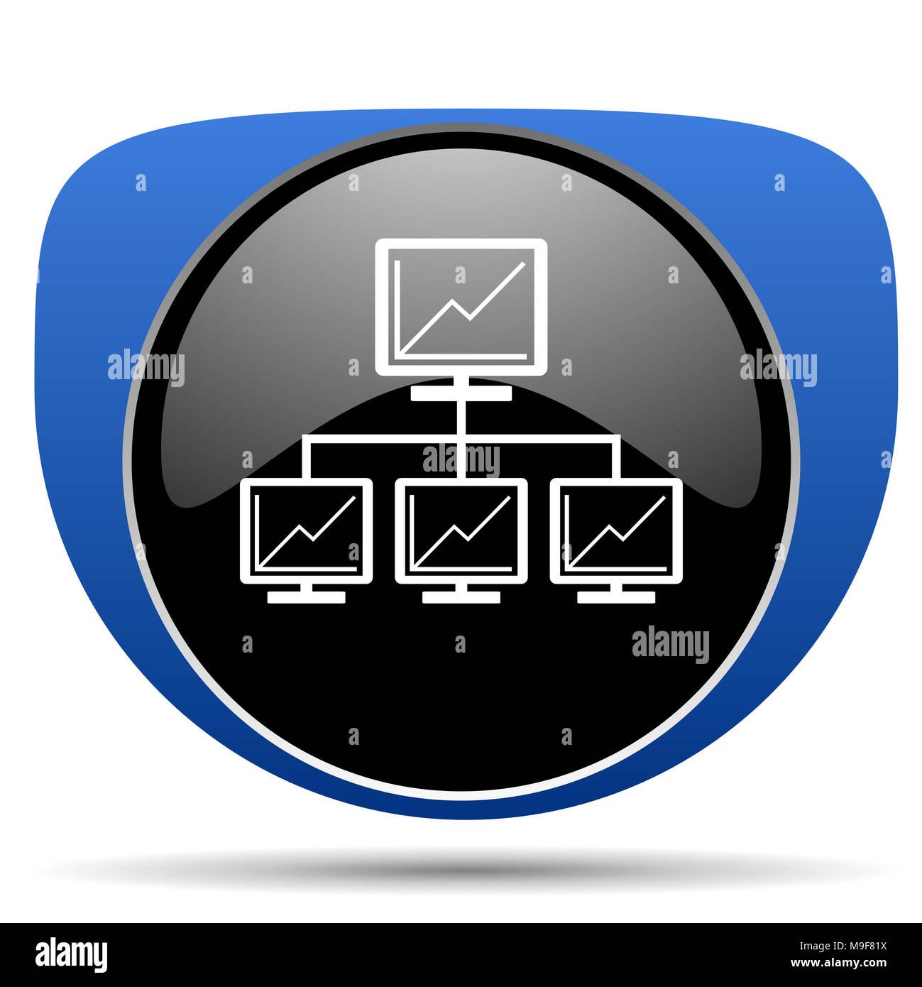 Network web icon Stock Photo - Alamy