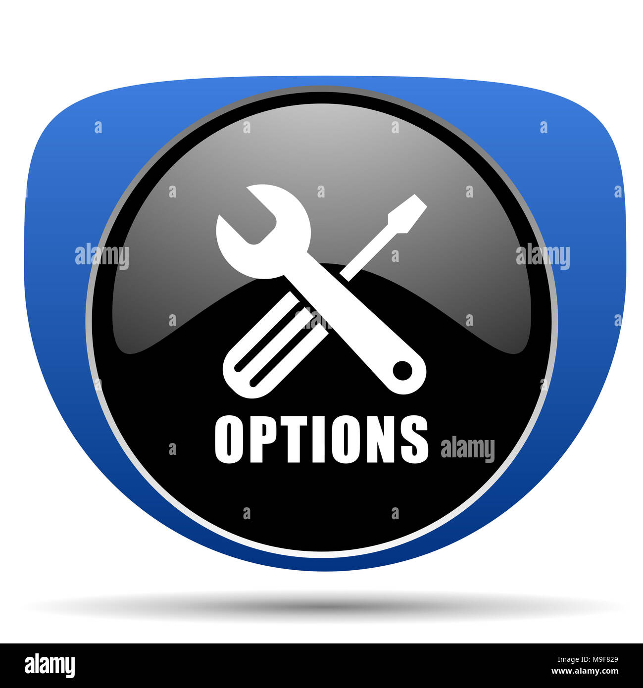 Options web icon Stock Photo - Alamy