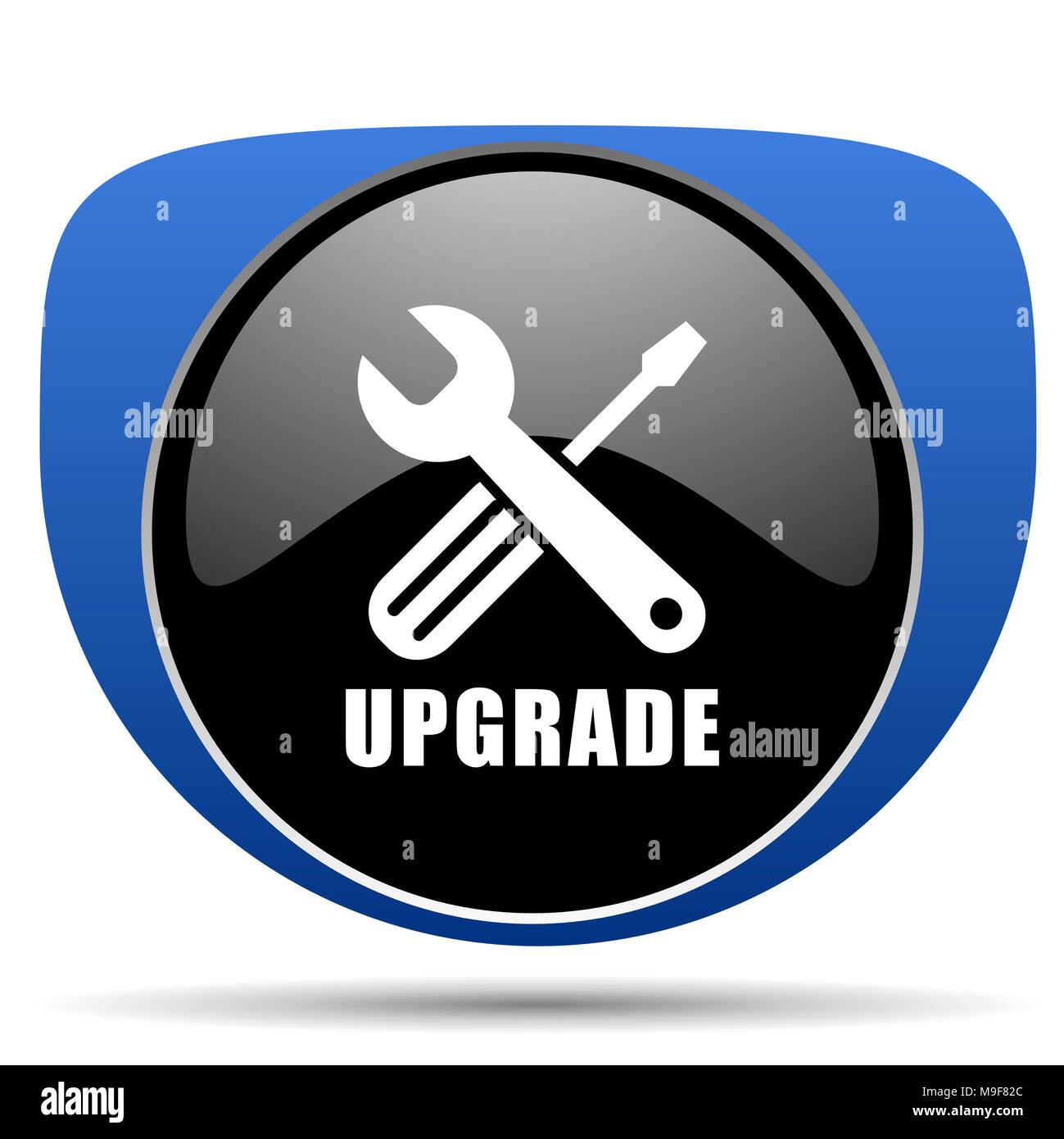 Upgrade web icon Stock Photo - Alamy