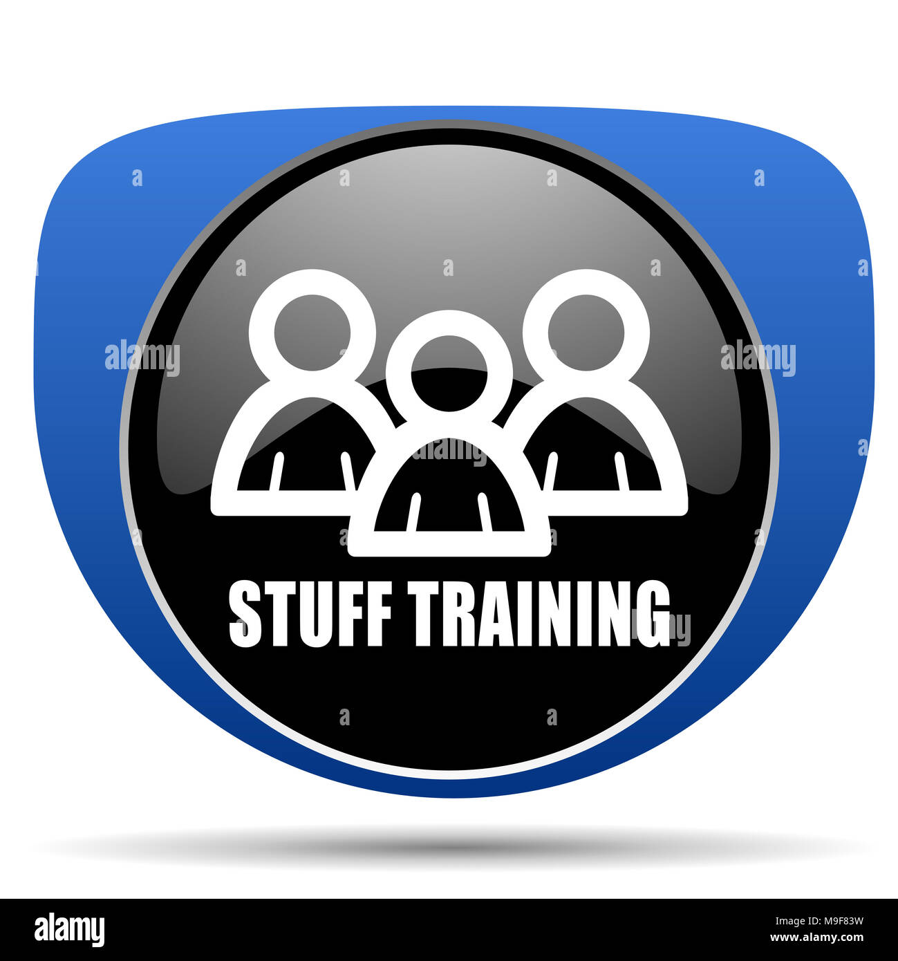 Stuff training web icon Stock Photo - Alamy
