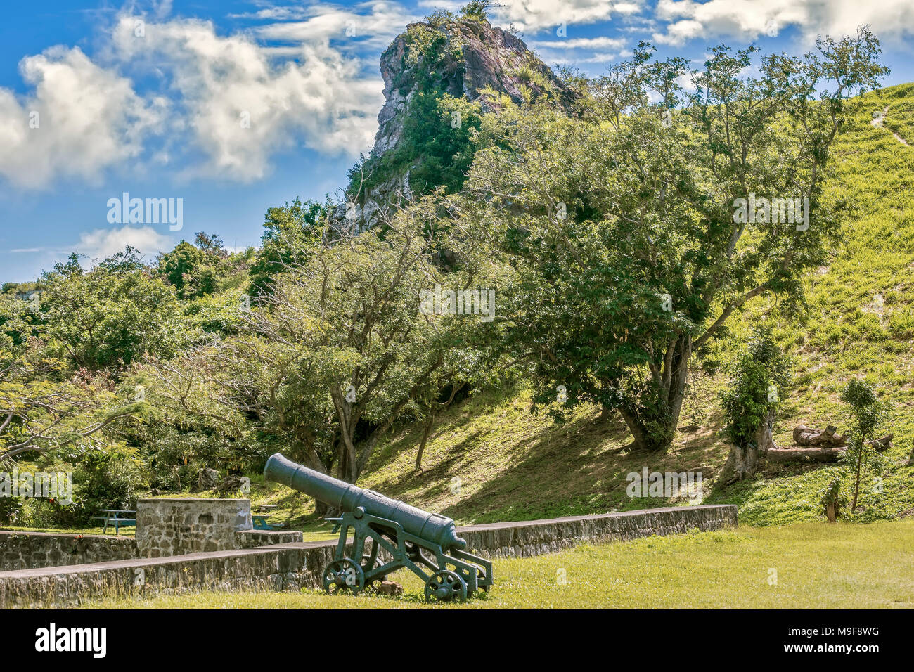 Old British Fortress At Brimstone Hill St. Kitts West Indies Stock ...