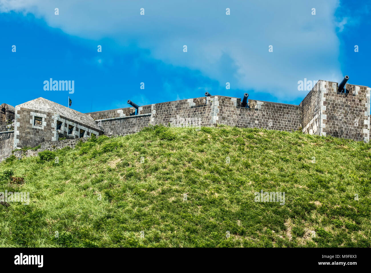 Old British Fortress At Brimstone Hill St. Kitts West Indies Stock ...