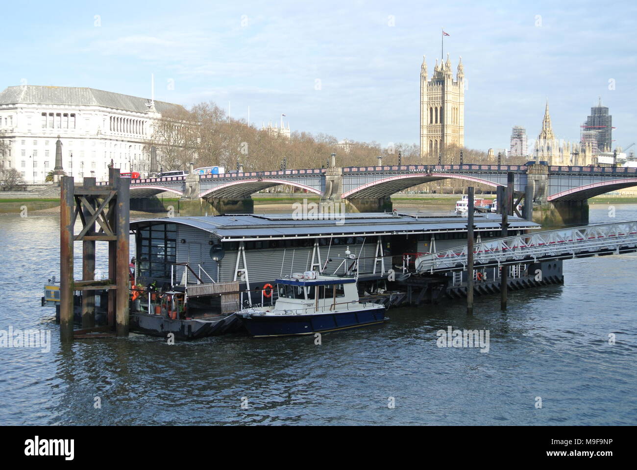 Lambeth River Fire Station, Lambeth, London, England, UK Stock Photo ...