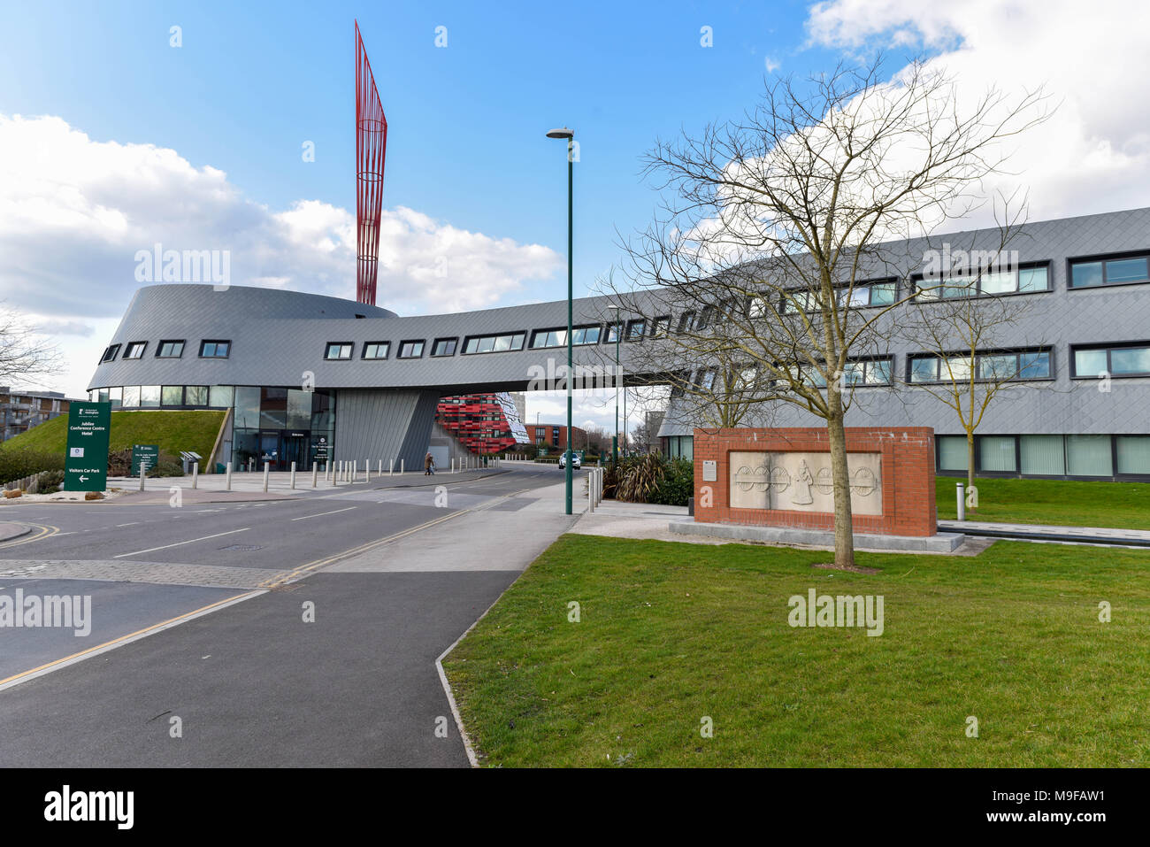 The Jubilee campus, one of the main administrative buildings of the ...