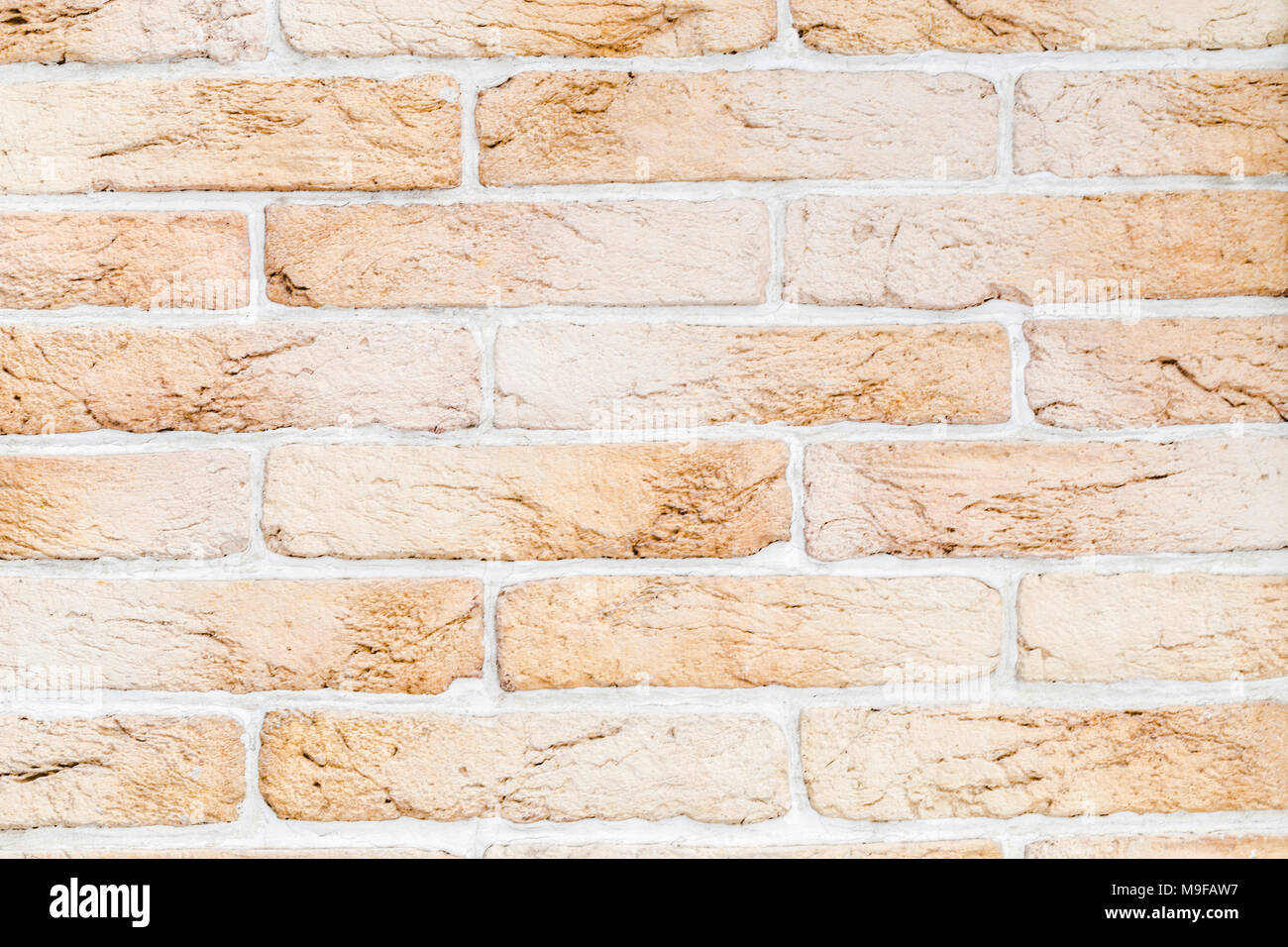 light orange brick wall, close-up, background image Stock Photo - Alamy