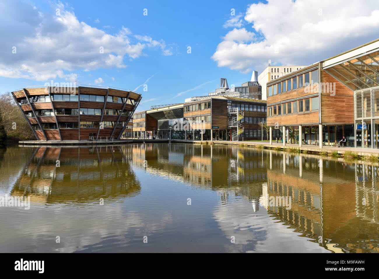 The Jubilee campus, one of the main administrative buildings of the ...
