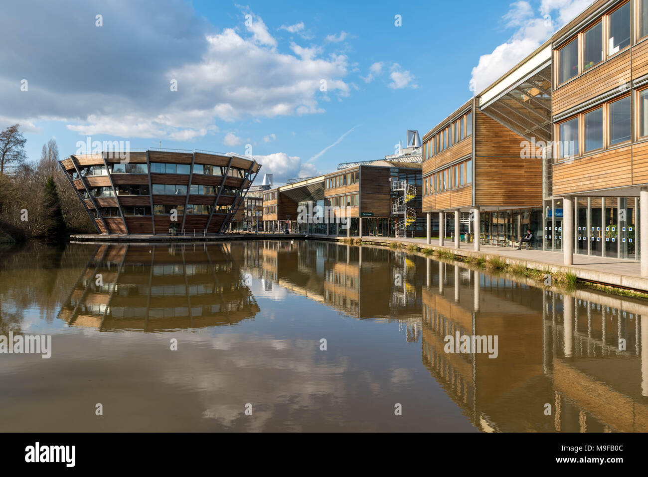 The Jubilee campus, one of the main administrative buildings of the ...