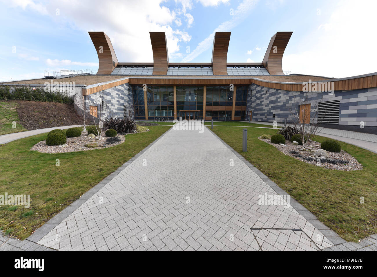 The Jubilee campus, one of the main administrative buildings of the ...