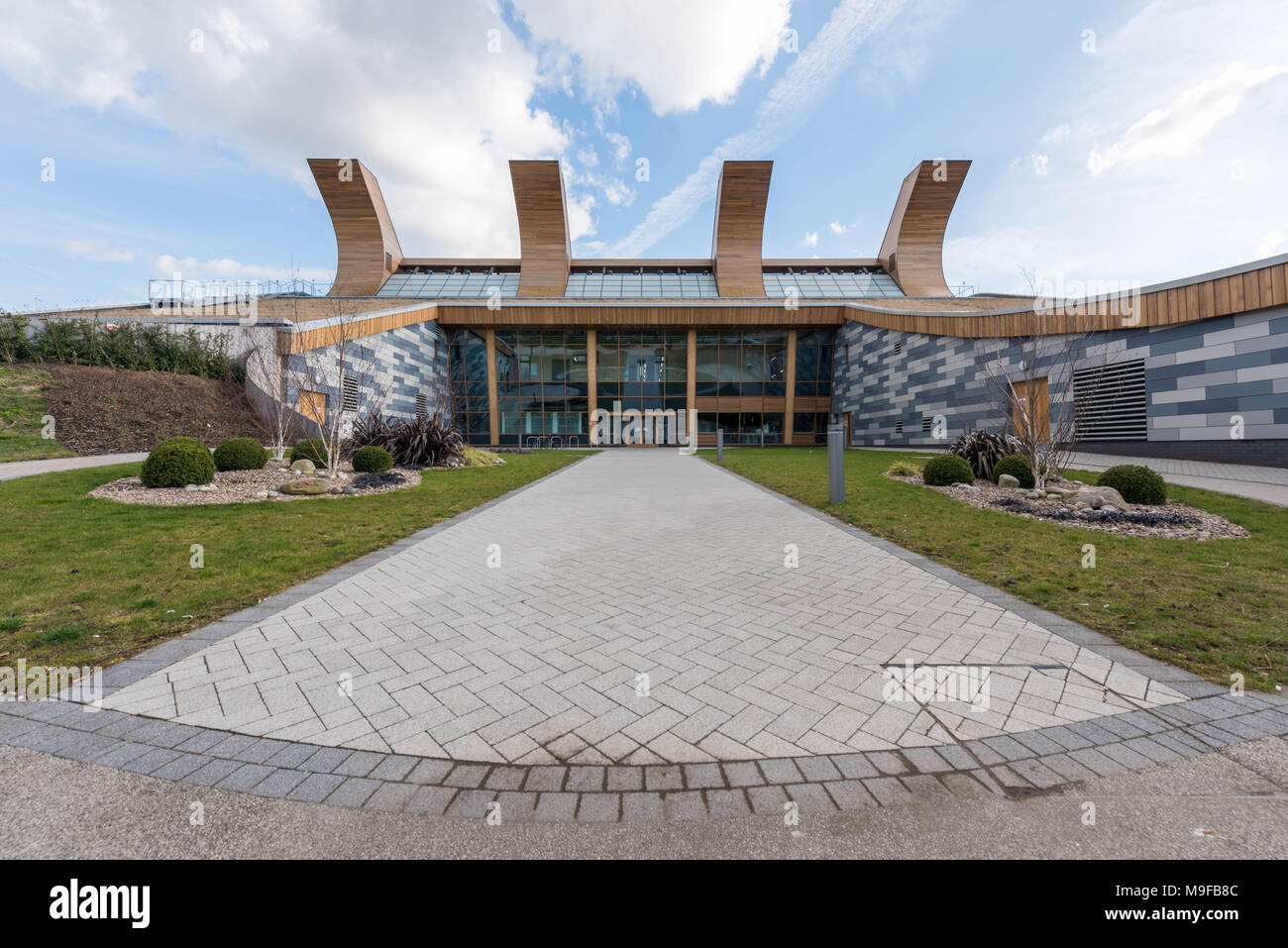 The Jubilee campus, one of the main administrative buildings of the ...