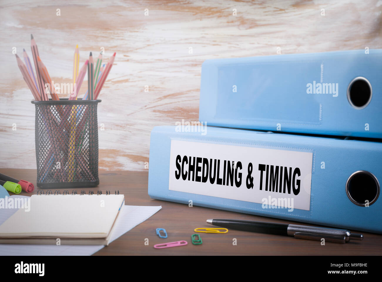 Scheduling and Timing, Business Concept Stock Photo - Alamy