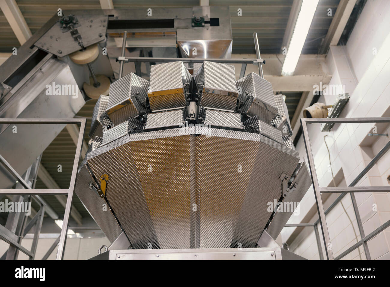 conveyor and packaging machines, food industry Stock Photo - Alamy