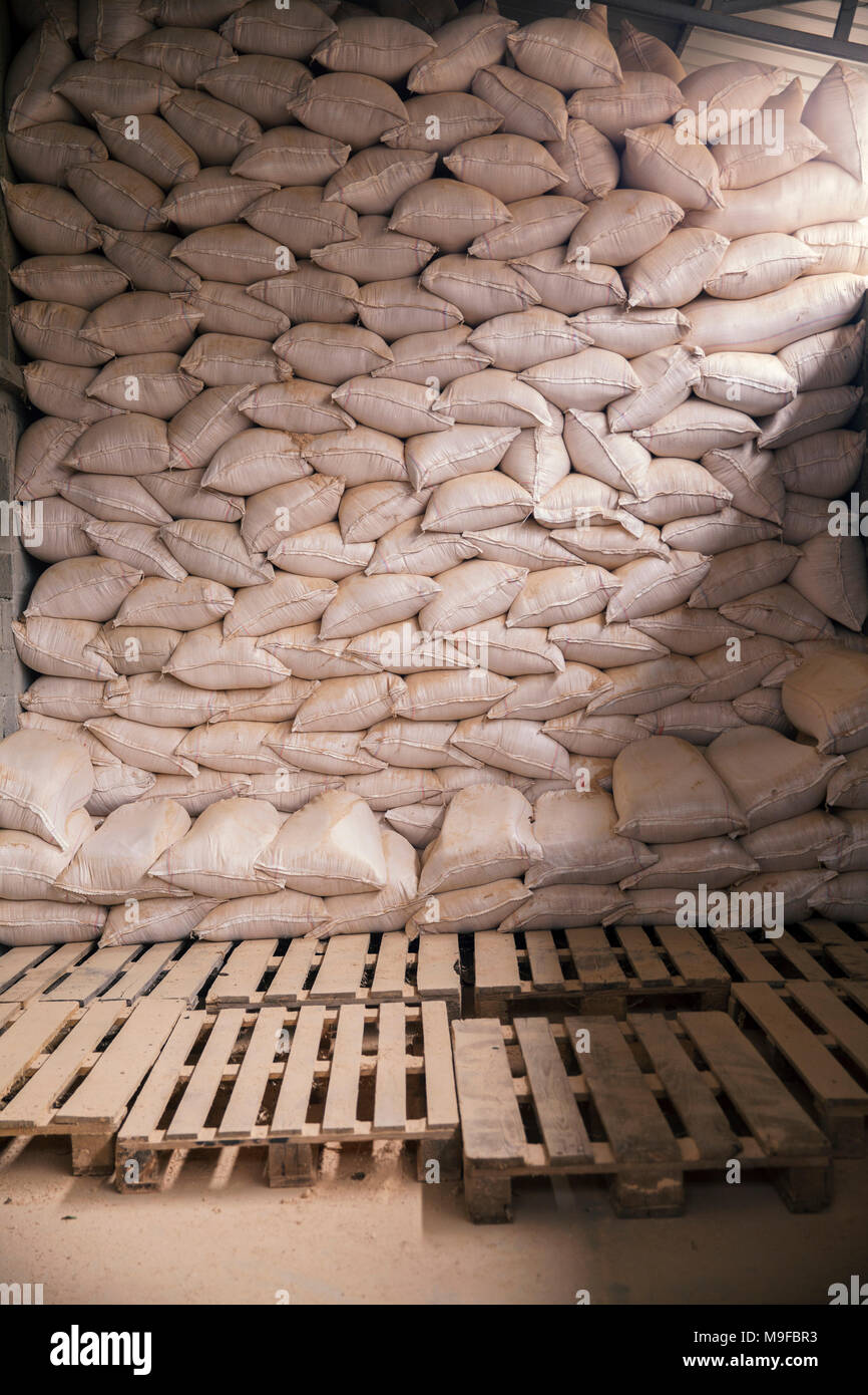 Bags stacked hi-res stock photography and images - Alamy