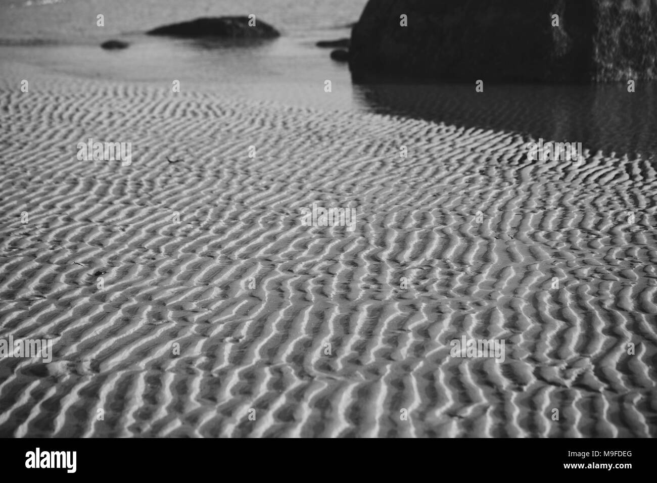 Tidal ridges Black and White Stock Photos & Images - Alamy