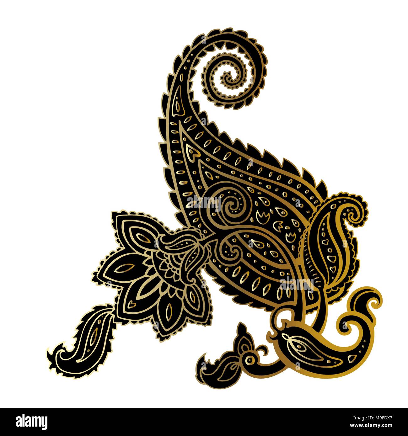 Paisley background. Hand Drawn ornament Stock Vector Image & Art - Alamy