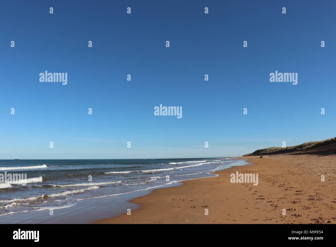 Waves arriving on beach Stock Photo - Alamy