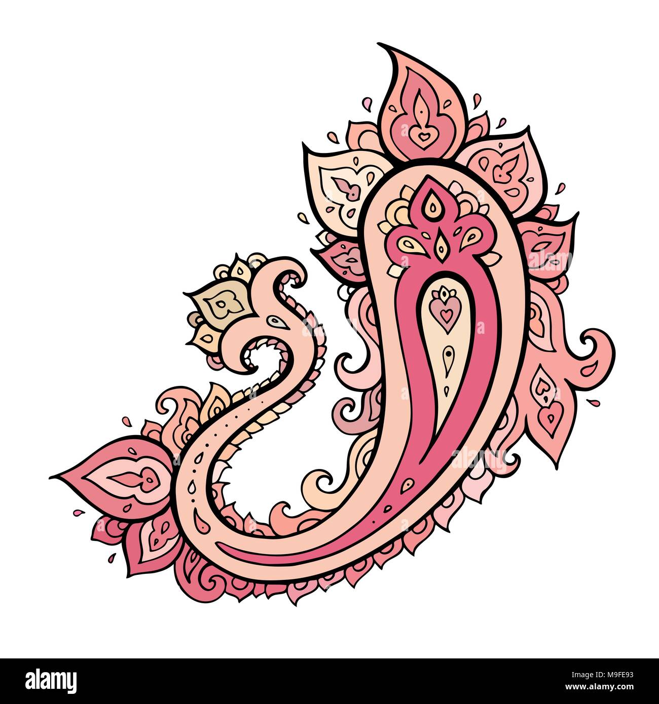 India culture hand drawn Stock Vector Images - Alamy