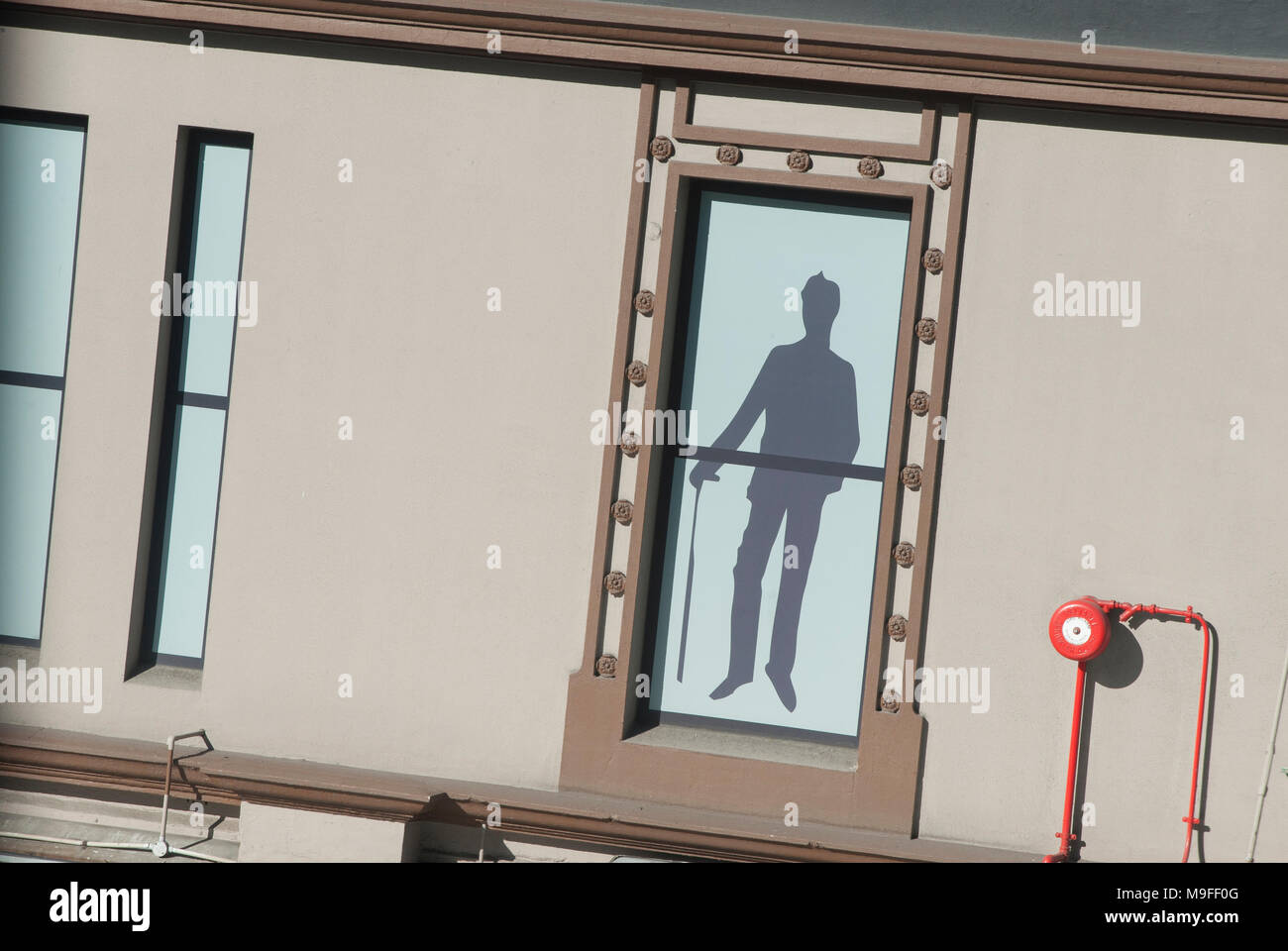 Window sign of a fashion retail shop in the city. Melbourne, Australia ...