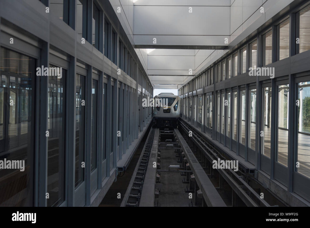 Orlando Florida International Airport Shuttle Tram Stock Photo - Alamy
