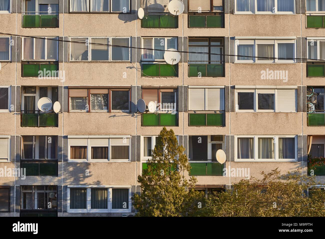 Block of Flats Stock Photo - Alamy