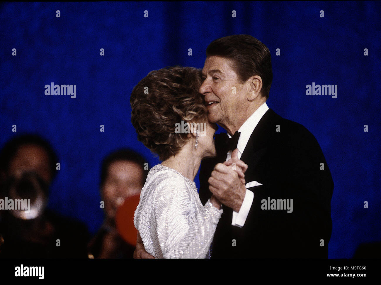 Washington, DC., USA, January 20, 1985 President Ronald Reagan and ...