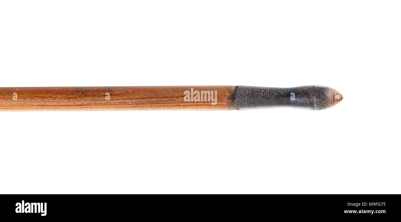 Arrow tip isolated on white Stock Photo - Alamy