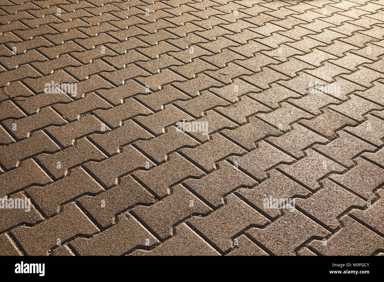 Stone Pavement Pattern Stock Photo - Alamy
