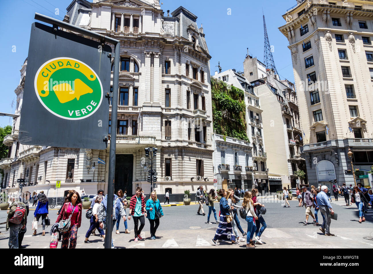 Buenos Aires Argentina,Microcentro,street,buildings,pedestrians,adult ...