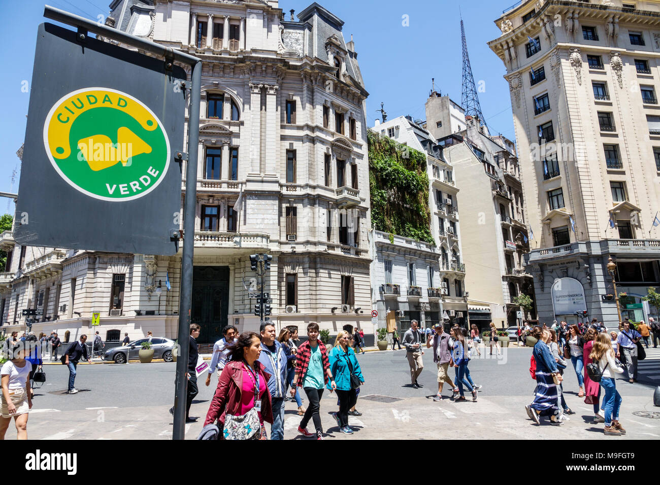 Buenos Aires Argentina,Microcentro,street,buildings,pedestrians,man men ...