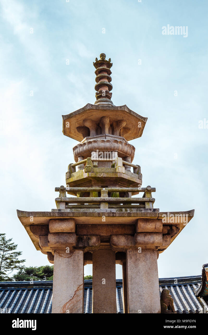 Dabotap, Bulguksa Temple UNESCO World Heritage in Gyeongju, South Korea ...