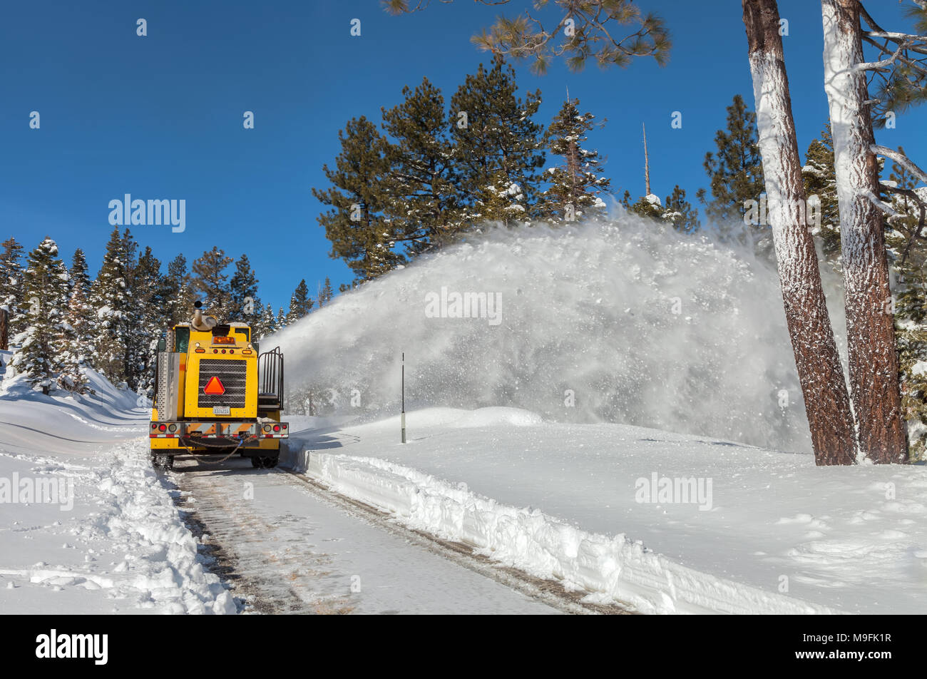Plowing snow hi-res stock photography and images - Alamy