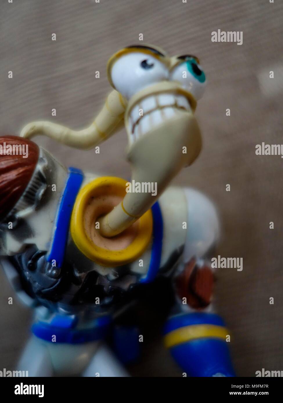 earthworm jim action figure Stock Photo - Alamy