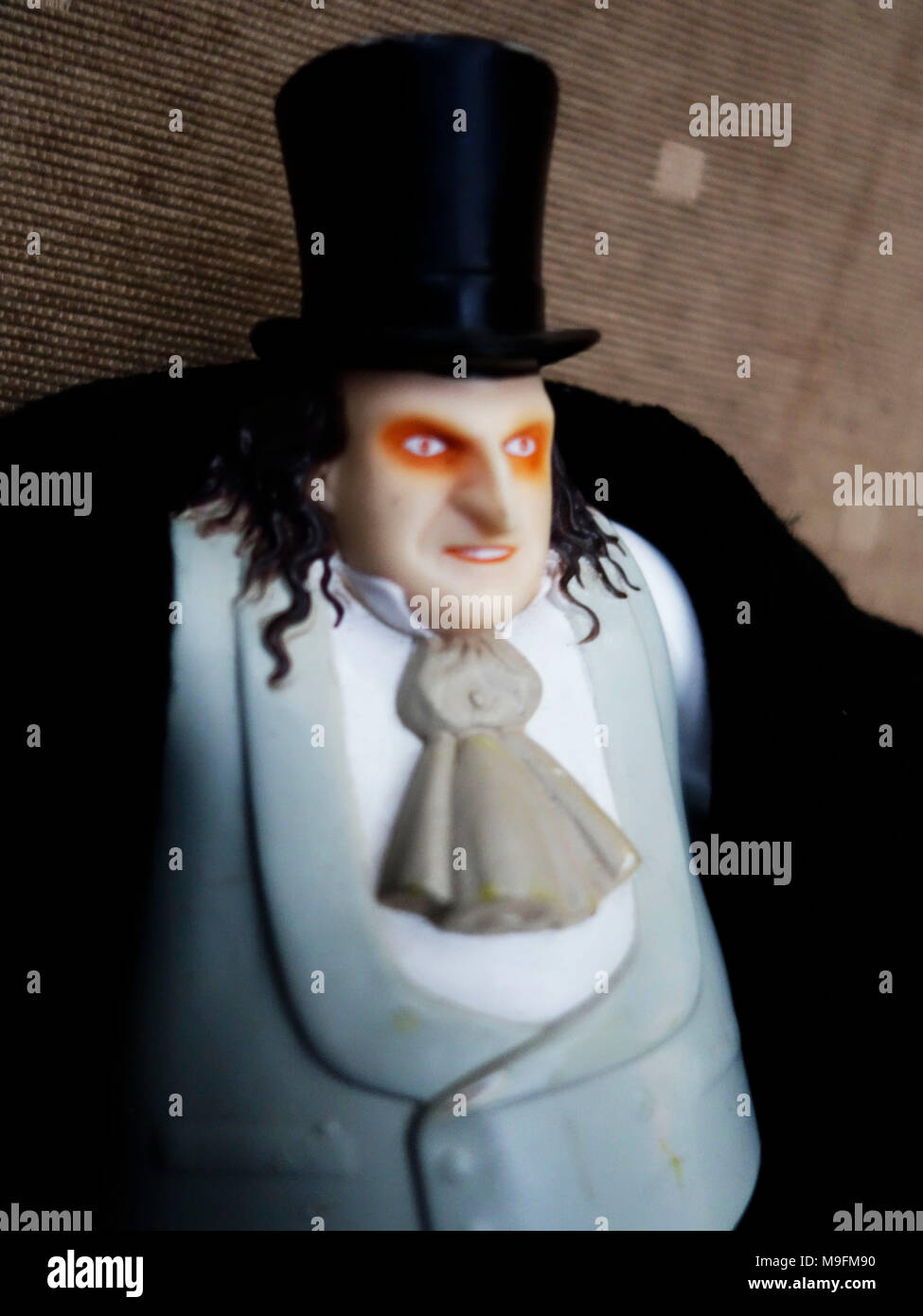 90s applause the penguin batman action figure Stock Photo - Alamy