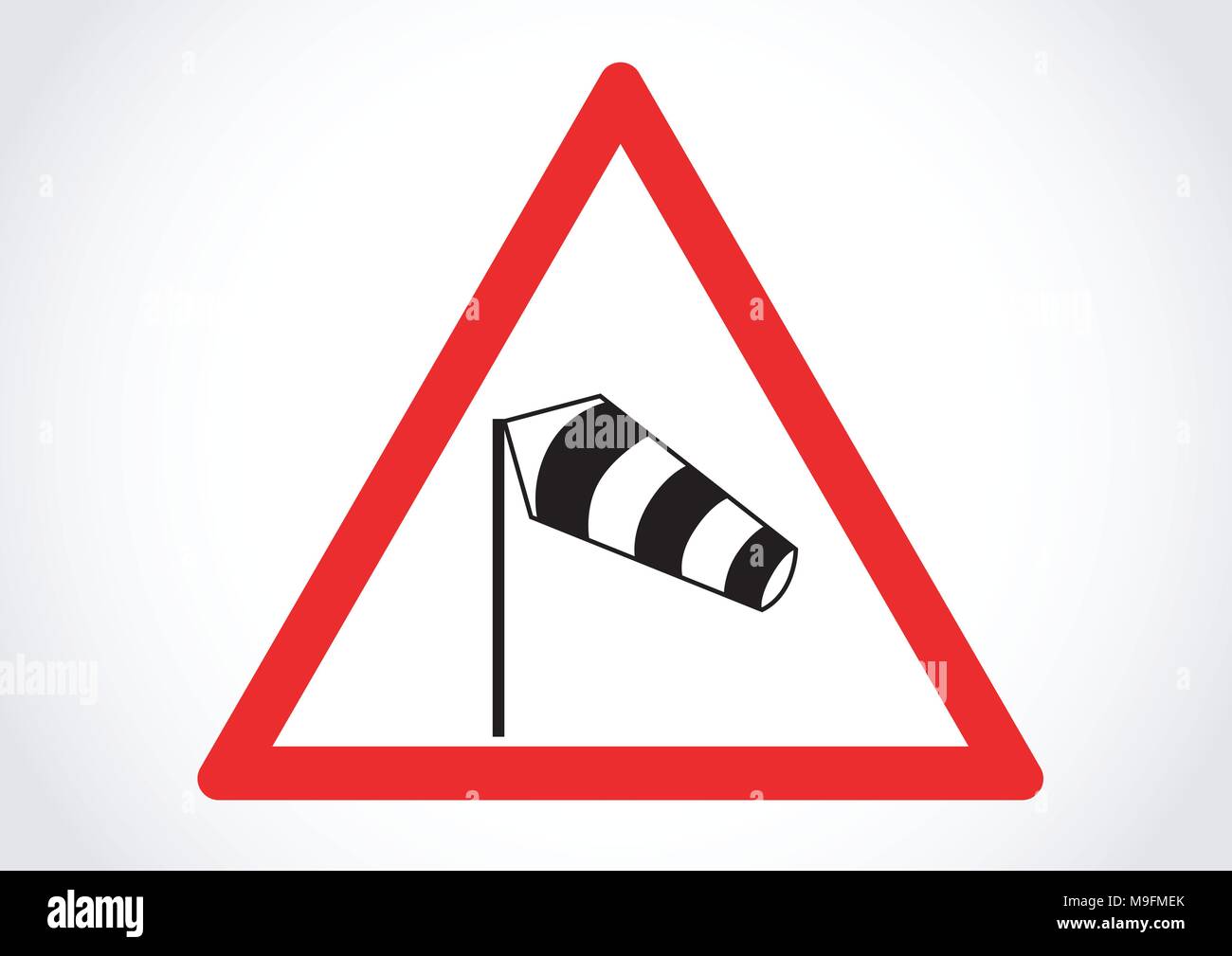 vector design of street sign side winds information Stock Vector Image ...